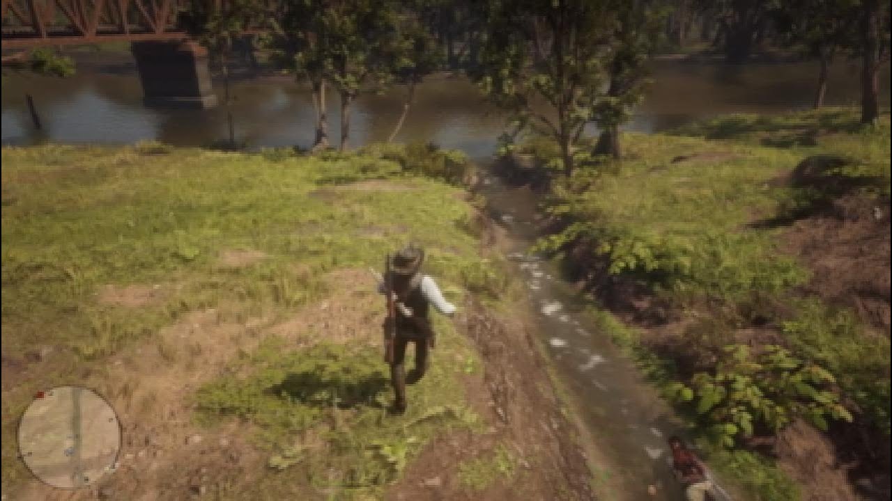 RDR2 - Lemoyne Raider water slide - YouTube