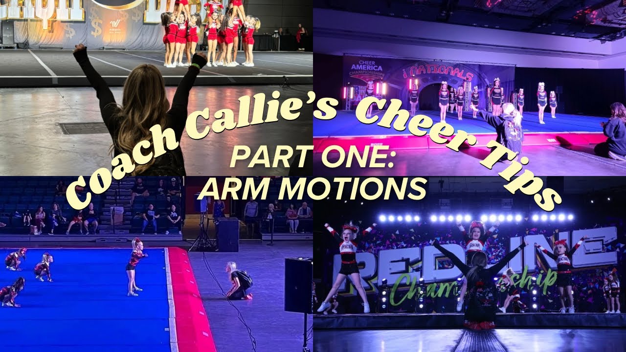 Coach Callie’s Cheer Tips: ARM MOTIONS🤍 - YouTube