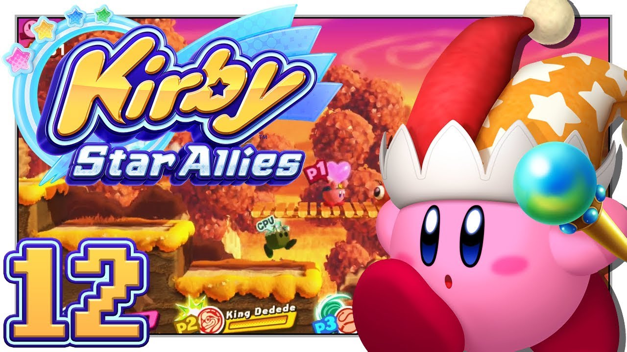 Kirby Star Allies - Get The Button! - Part 12 - 3 Player - YouTube