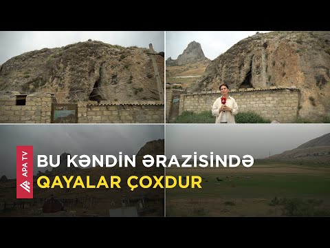 Siyəzənin bu kəndinin sakinləri qayadakı mağaranı tövlə kimi istifadə edirlər – APA TV