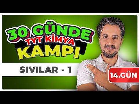 14. Gün 1. ders | Sıvılarda Viskozite  | Buhar Basıncı | | 30 Günde TYT Kimya Kampı | #chtayfa