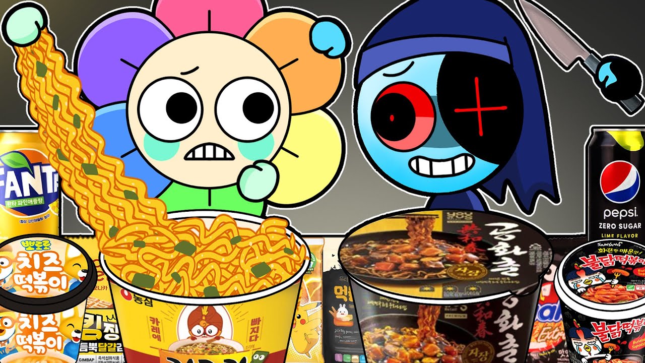 Dandy's World - Dandy VS Astro Convenience Store YELLOW BLACK MUKBANG ...