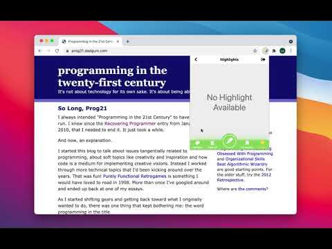 [How To] - Chrome Highlight Extension Simple Usage - YouTube
