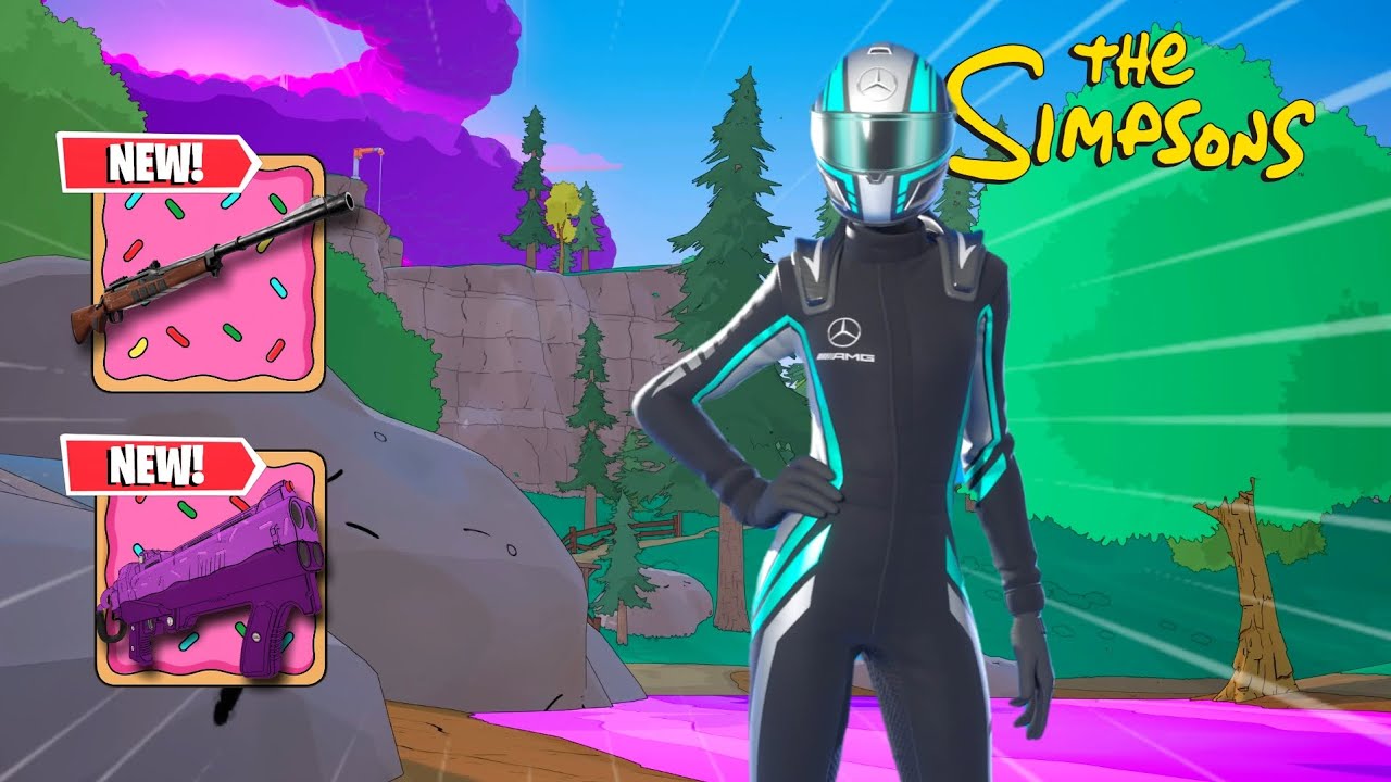 Hunting Rifle is BACK & New F1 Skin is INSANE! (Fortnite Simpsons ...
