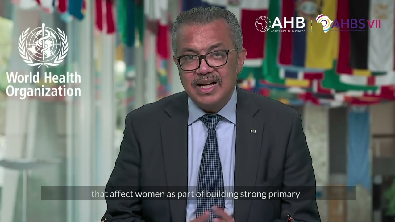 Dr. Tedros Adhanom insightful speech at AHBS VII on women's health in ...