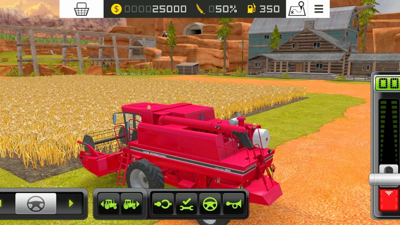 New Harvester cutting wheat 🌾🌾 in Farming simulator 18 !Fs18 ...