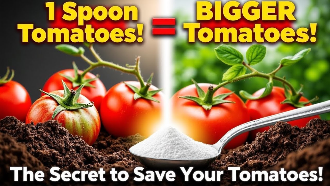 Shocking Tomato Hack: A Spoonful of THIS Works Wonders!//Best tomatoes ...