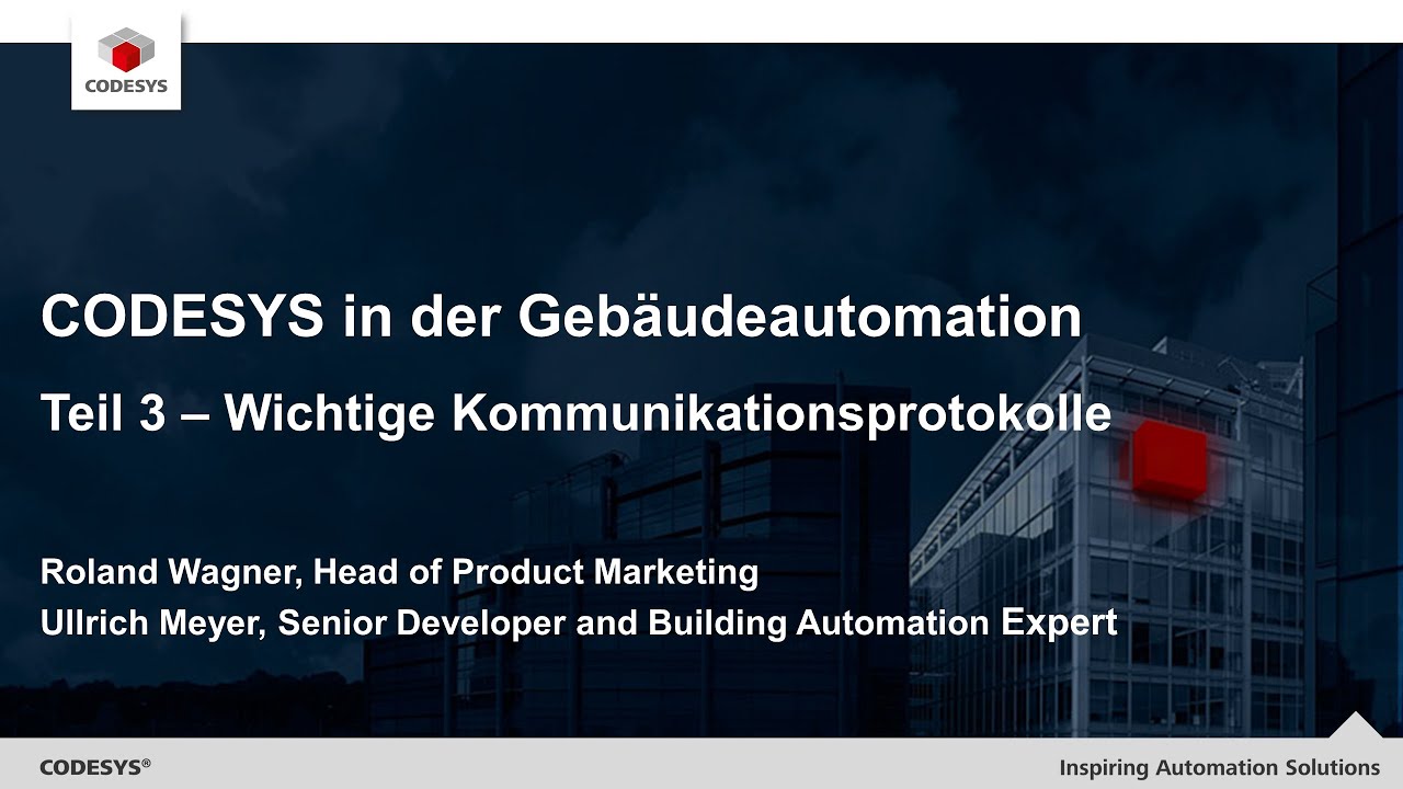 CODESYS in der Gebäudeautomation – Teil 3 – Wichtige ...