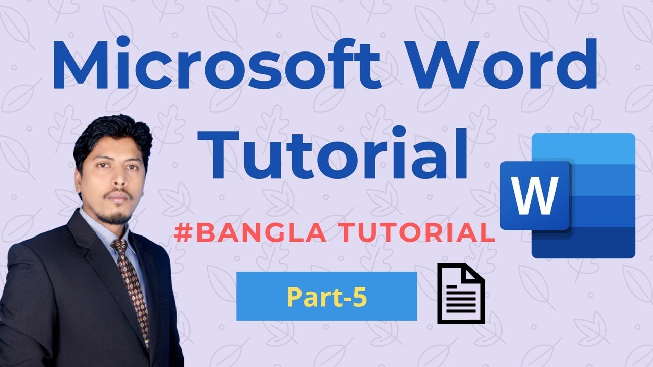 Microsoft Word Bangla Tutorial Part 5 YouTube microsoft-word-bangla-tutorial-part-5-youtube