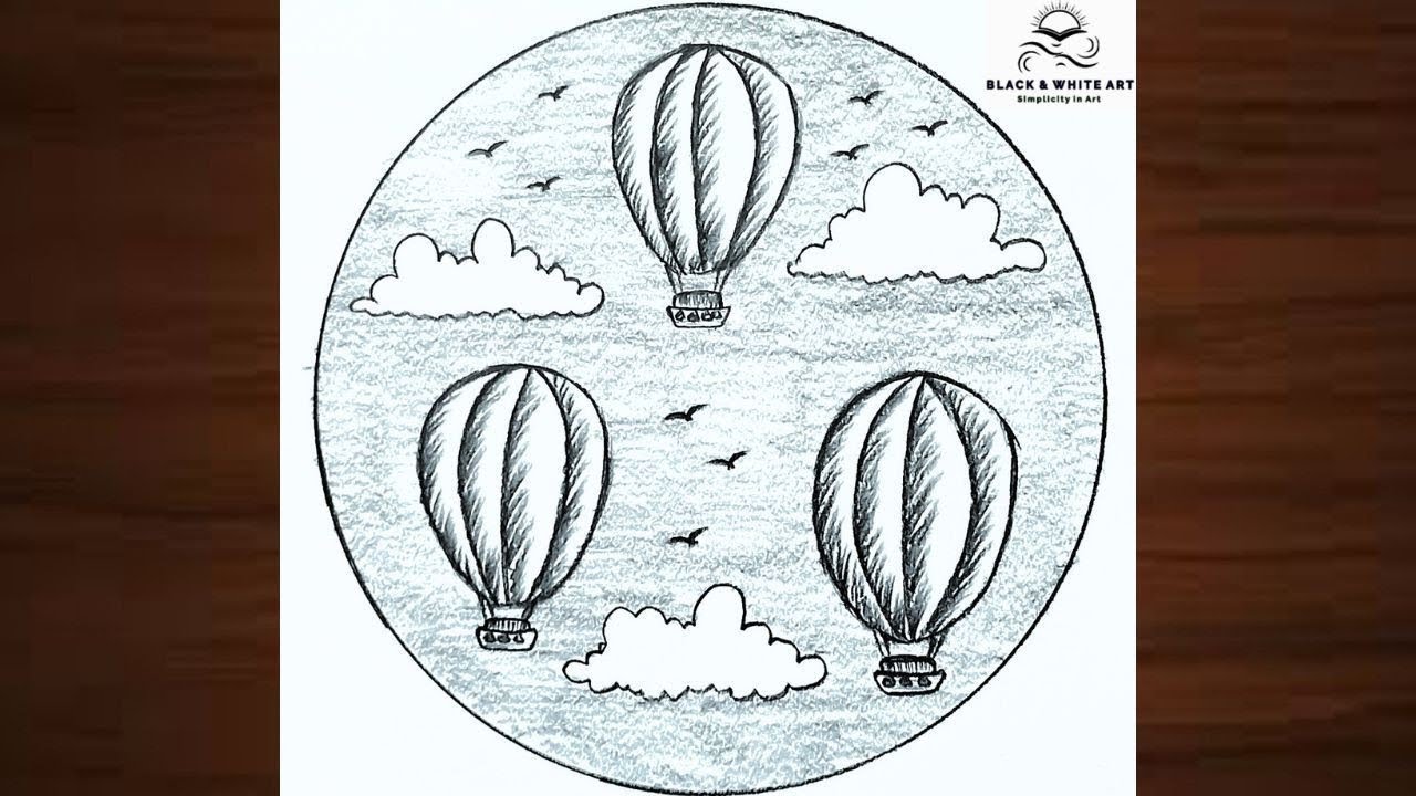 How To Draw an Awesome Beautiful Landscape || Very Easy Drawing ...