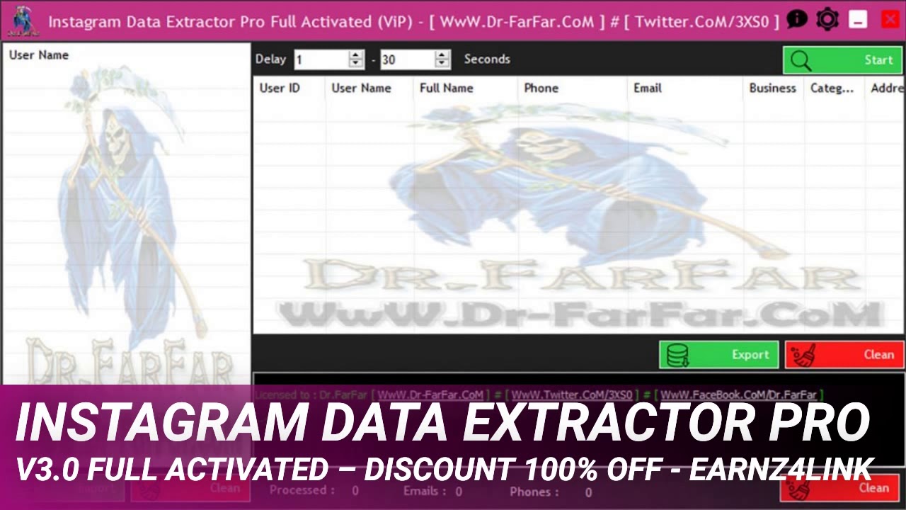 Instagram Data Extractor Pro v3.0 Full Activated – Discount 100% OFF - earnz4link - YouTube