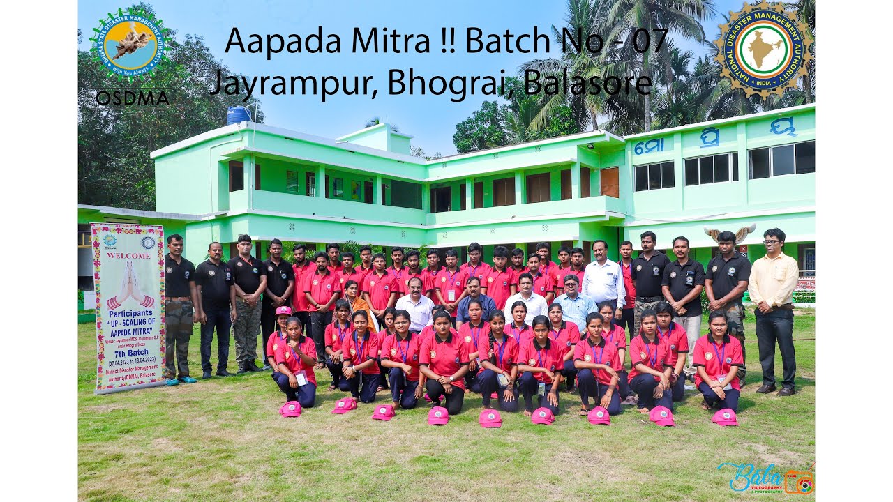 Aapada Mitra 7th !!Jayrampur MCS!! Bhograi Block!! Balasore ...