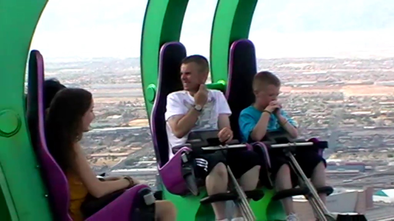 Insanity ride at the top of the Stratosphere, Las Vegas. - YouTube