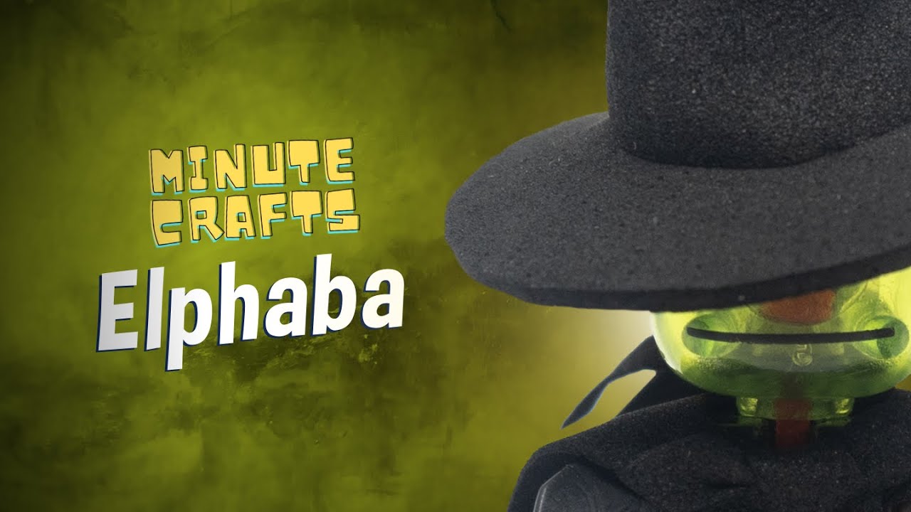 Minute Crafts ️: Elphaba from Wicked 🧹🧙‍♀️💚 - YouTube
