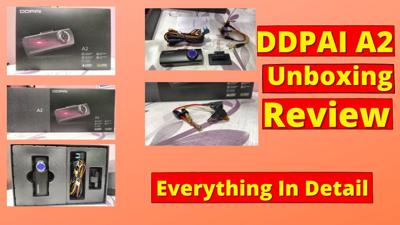 DDPAI A2 Car Dash Cam Unboxing and review | 2020 | Hindi | Gujarat ...
