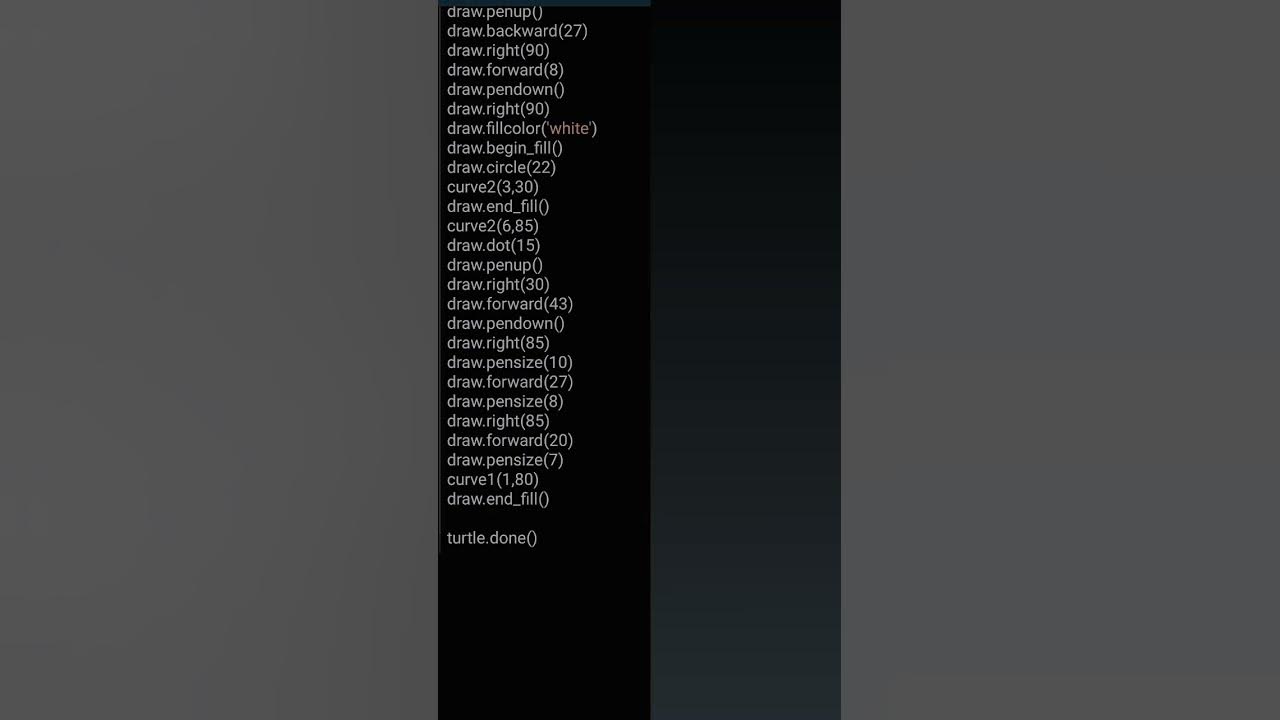 Draw Naruto Using Python Pydroid3 Coding Youtube