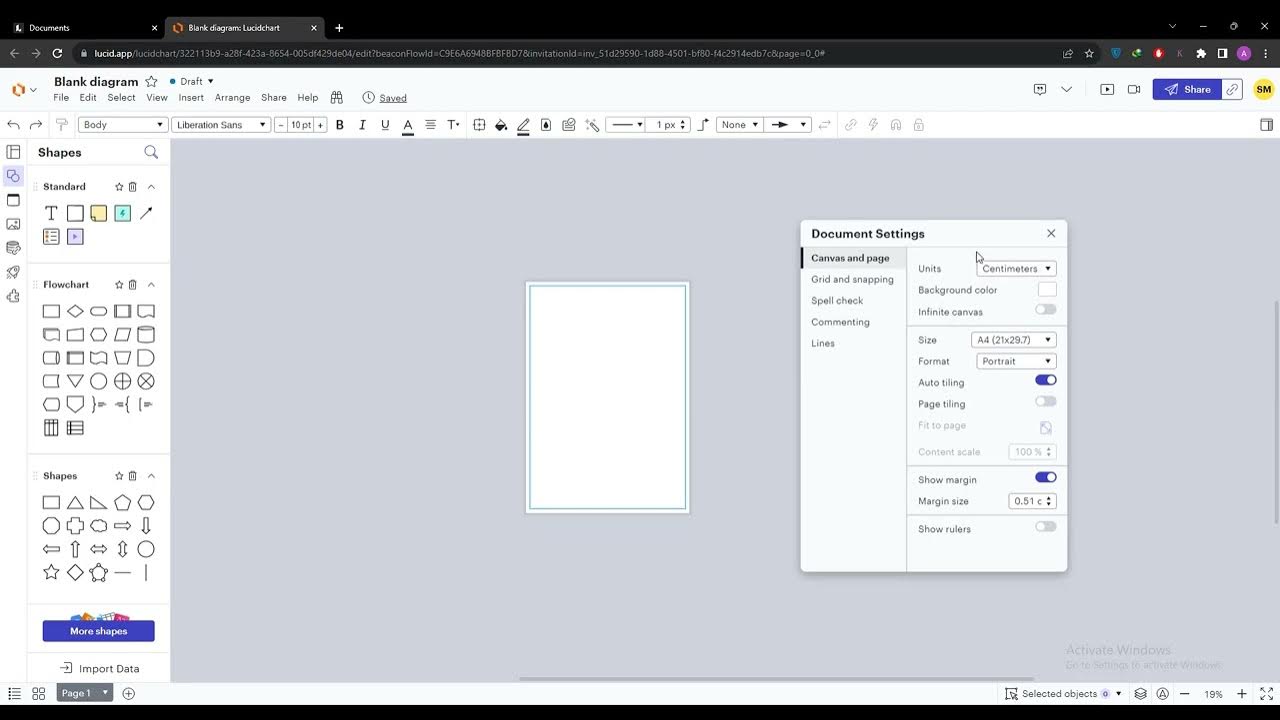 How to fix the document size in lucidchart in 2024 - YouTube