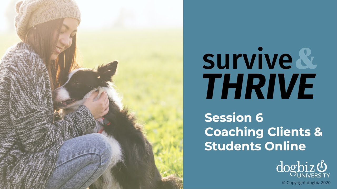 Survive & Thrive Session 6: Coaching Clients & Students Online - YouTube