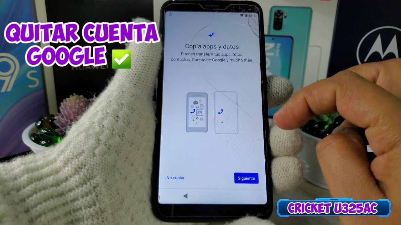 Cricket U325ac Android 10/Como Quitar El Bloqueo De Cuenta Google o ...