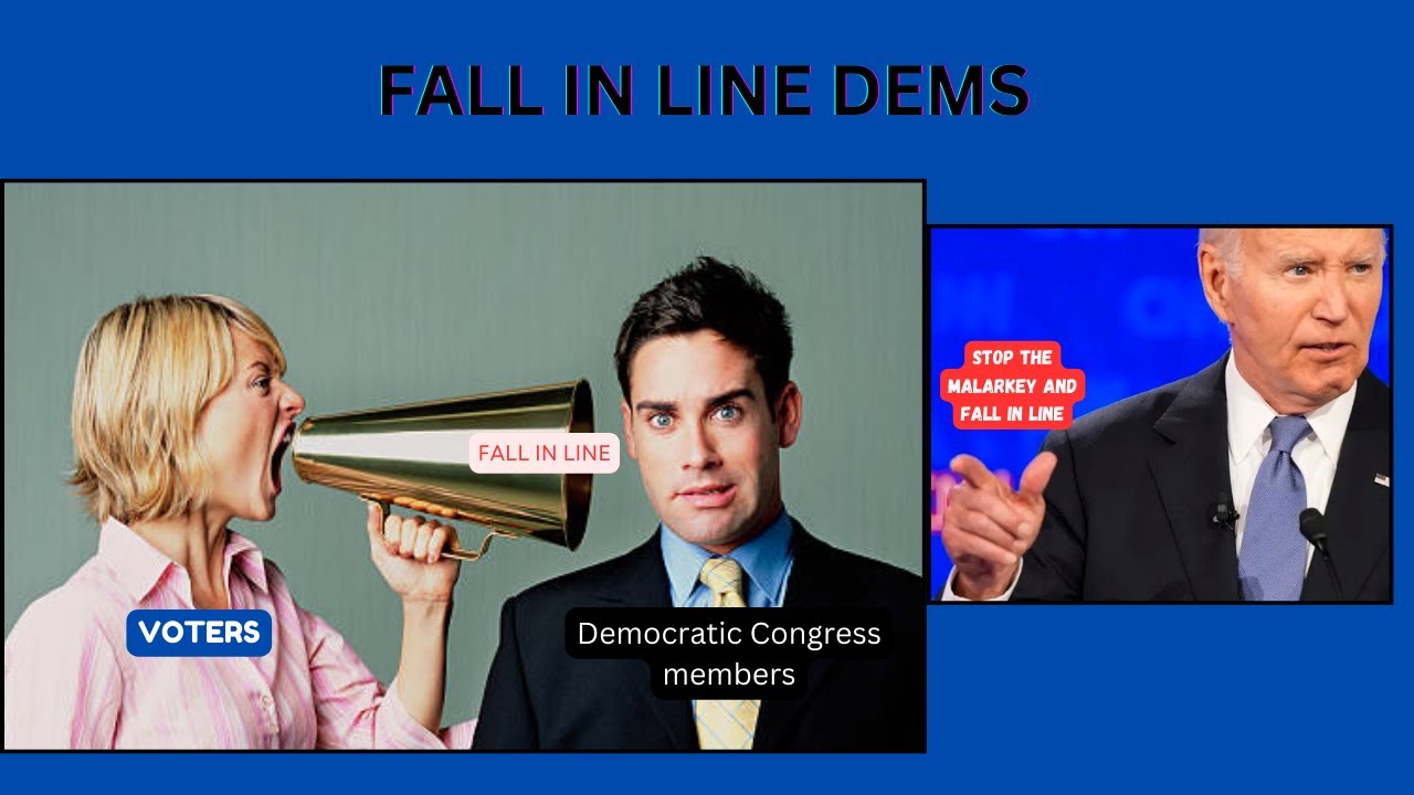 Fall in line Dems - YouTube