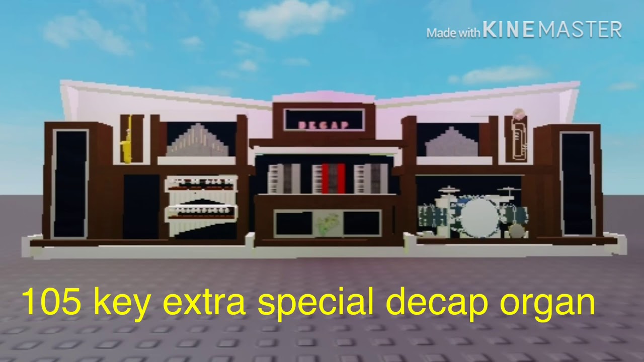 105 key extra special decap organ - YouTube