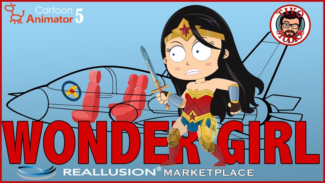 Wonder Girl Cartoon