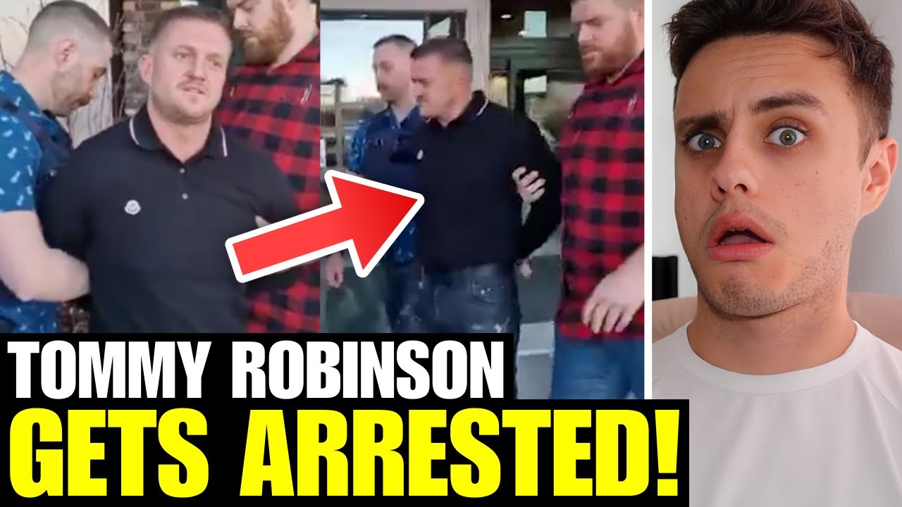 🚨 BREAKING: Tommy Robinson ARRESTED In Canada! Cops SWARM Him After ...