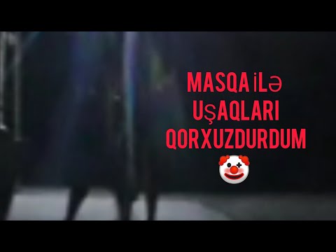 MASQA İLƏ UŞAQLARI QORXUTDUM..! ( QORXULU )