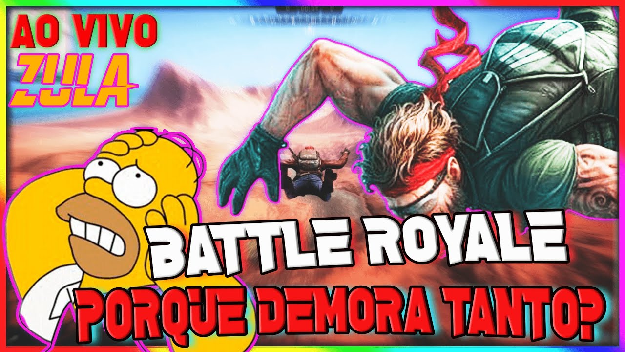 ZULA BATTLE ROYALE ONLINE AO VIVO LIVE | MATANDO UNS PLATINA ...