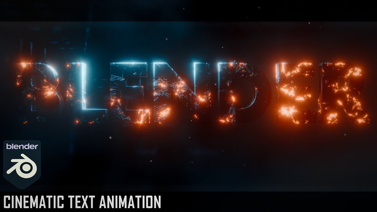 Blender Text Animation Tutorial | Eye-Catching Glow & Smooth Motion ...