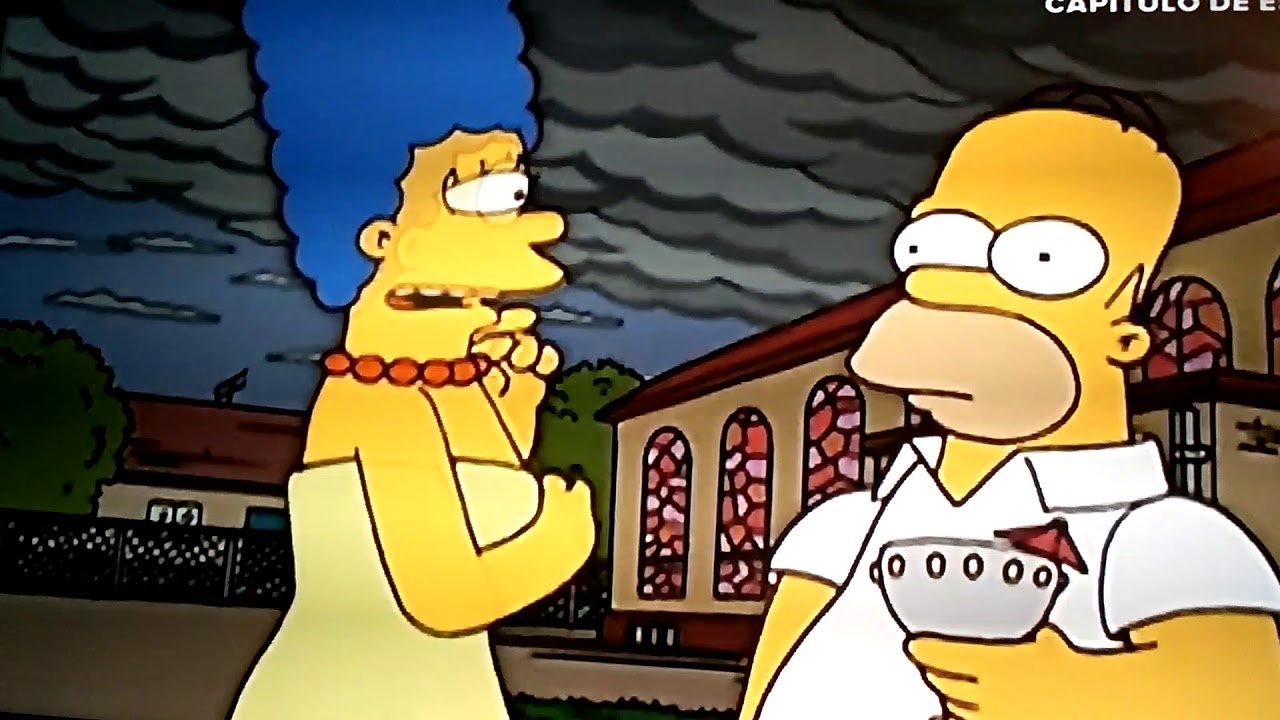 LA IRA DE DIOS (LOS SIMPSON) Castellano - YouTube