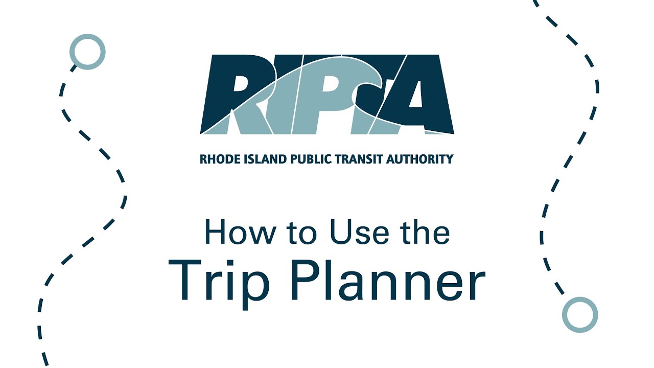 How to Use the Trip Planner on RIPTA.com - YouTube