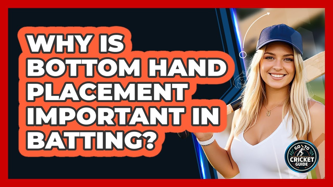 Why Is Bottom Hand Placement Important in Batting? - YouTube