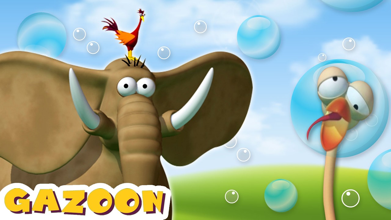 Gazoon - Baño de burbujas en la jungla 🛁 | Dibujos animados divertidos ...