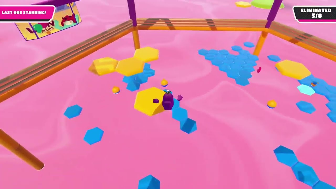 Fall Guys Hex-a-thon show first win... - YouTube