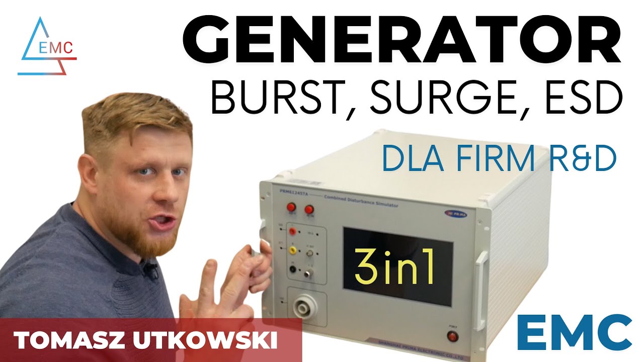 Generator EMC 3 w 1 - EFT BURST, SURGE i ESD - dla firm R&D elektroniki ...