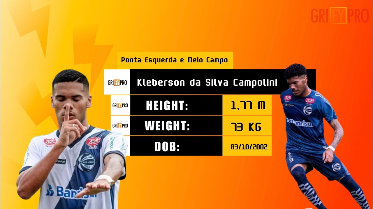 Kleberson da Silva Campolini - Ponta Esquerda/Meio Campo - Highlights ...