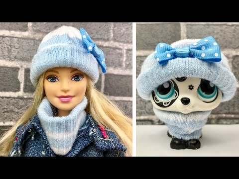 Barbie, Minişler için Şapka ve Atkı Yapımı