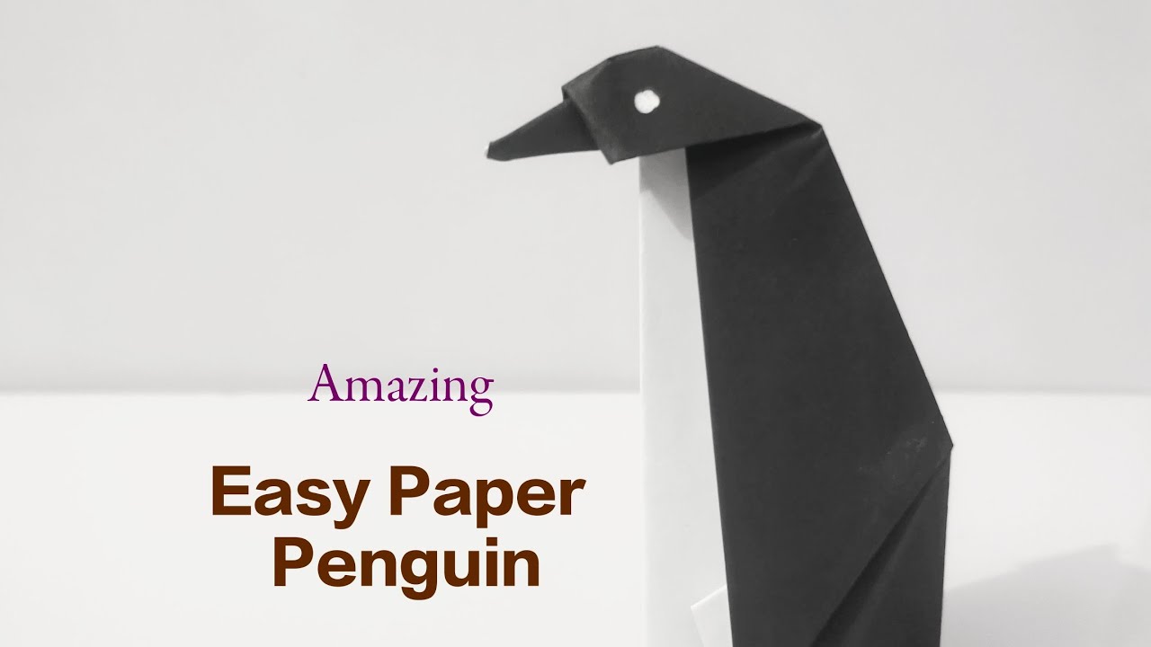 Easy Origami Penguin | Paper Animal | How to make Paper Penguin | Easy ...