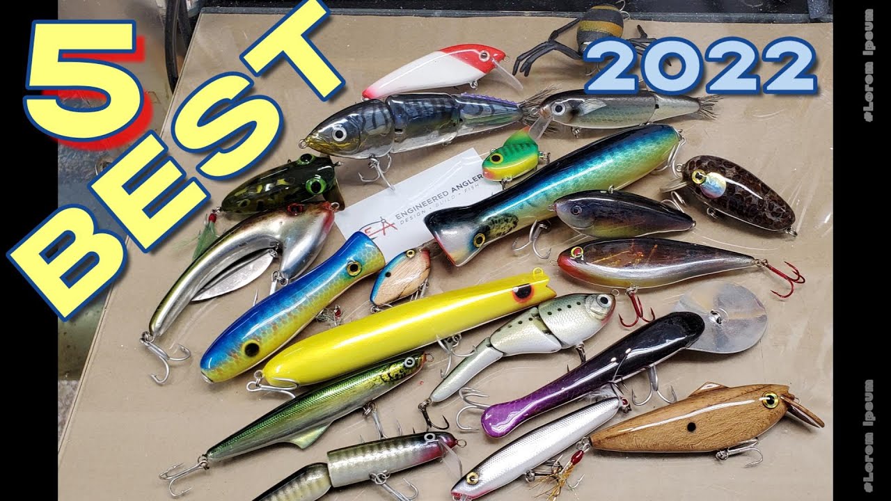 Top 5 Lures of 2022, My favorite lures of the year #bestlure # ...