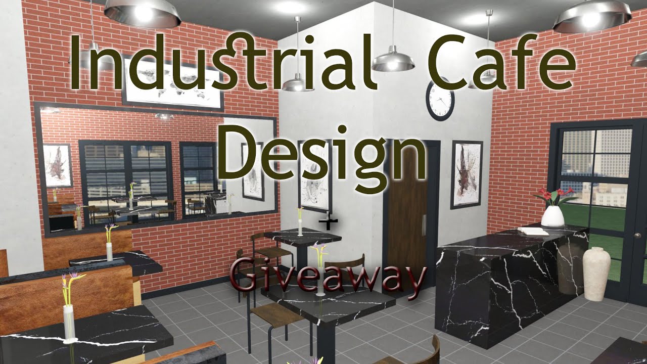 Interior designing | Industrial Cafe | Chief Architect renders - YouTube