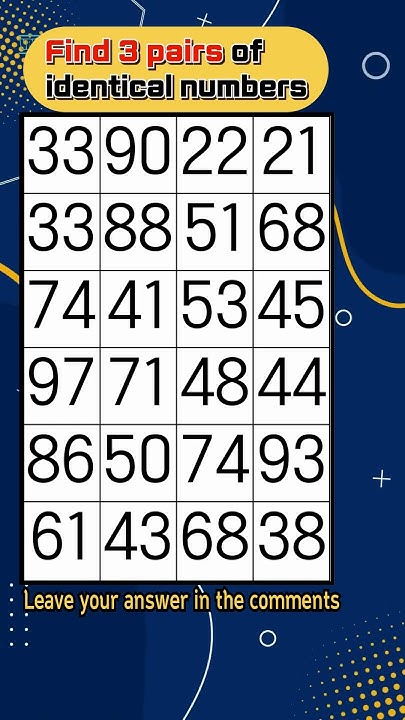 Find the duplicate numbers 244 - YouTube