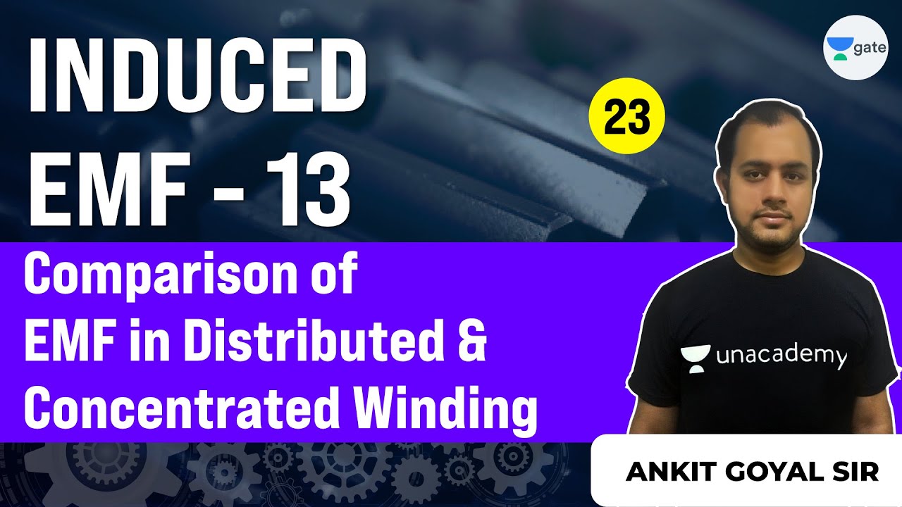 Lec 23 | Induced EMF (Part 13) | Comparison of EMF in Distributed ...