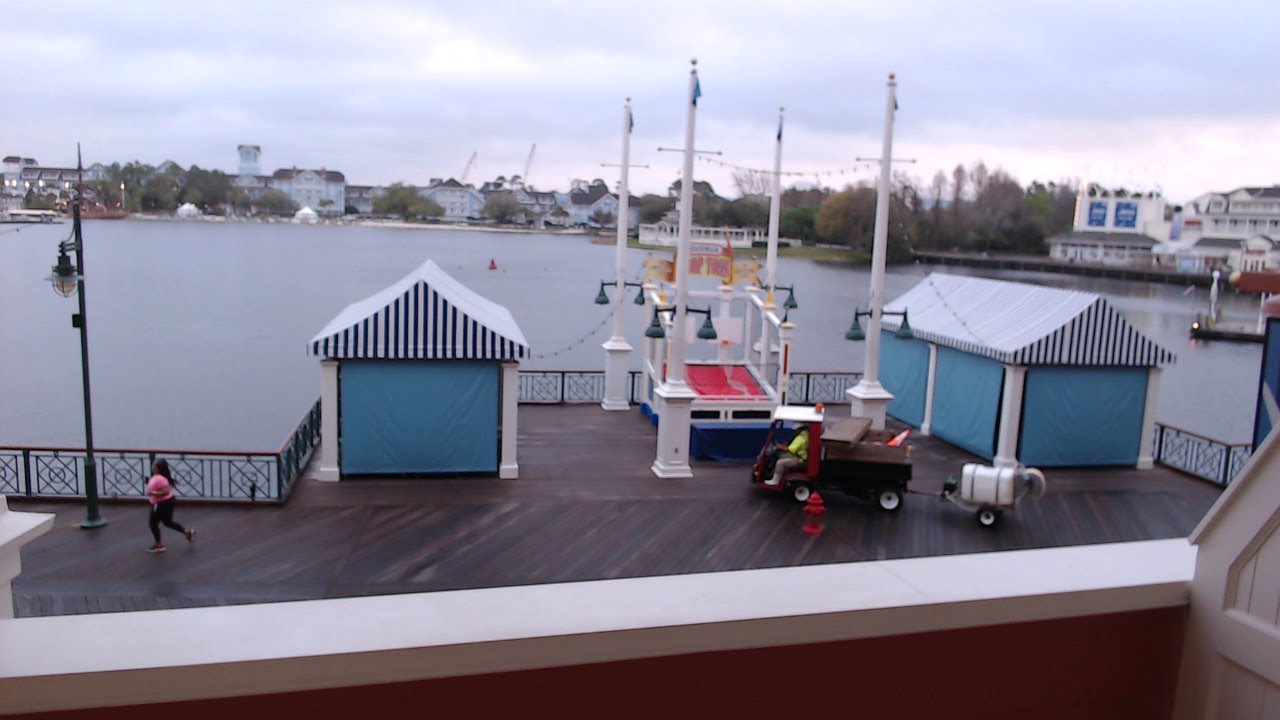 Disney, Epcot view, Boardwalk Resort - YouTube