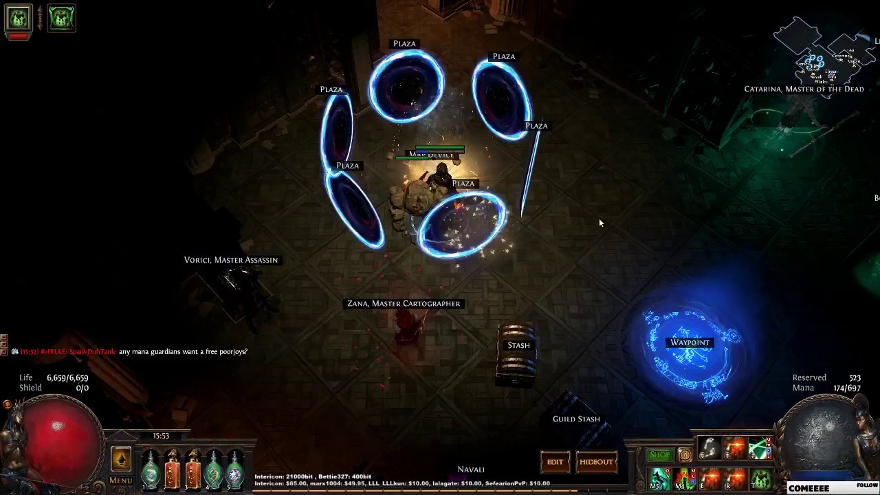 Path of Exile 3.1 | T14 Plaza Map and Boss - YouTube