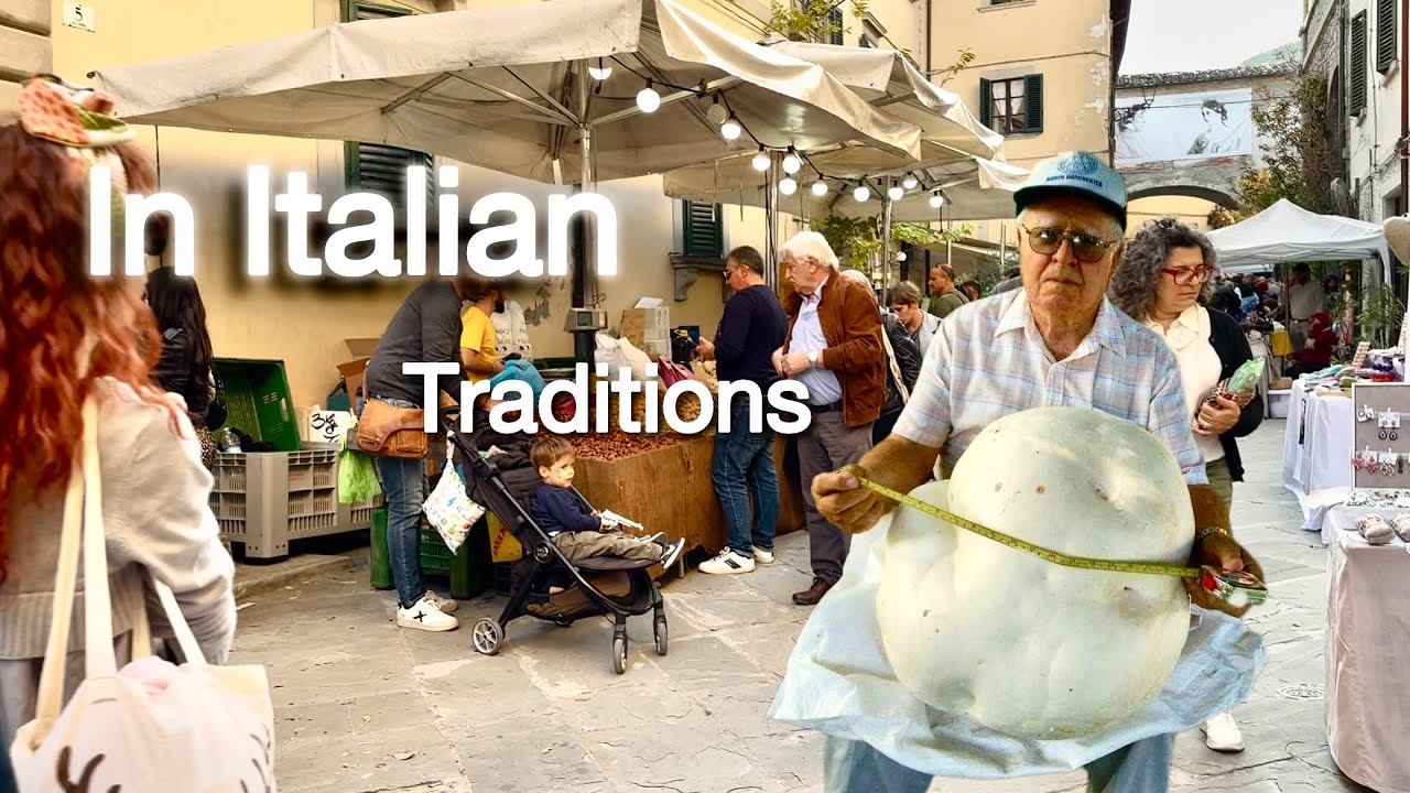Authentic Italian Village Life | Market Day & Timeless Traditions - YouTube