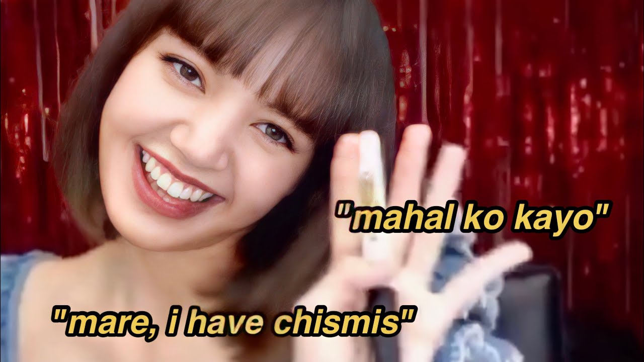 Lisa's online fansigning event + SPEAKING TAGALOG - YouTube