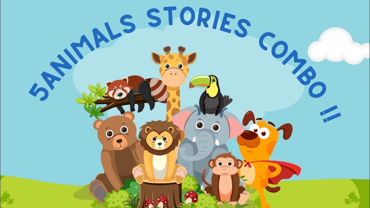 English tales Combo || Bedtime Stories || animals short Moral stories ...