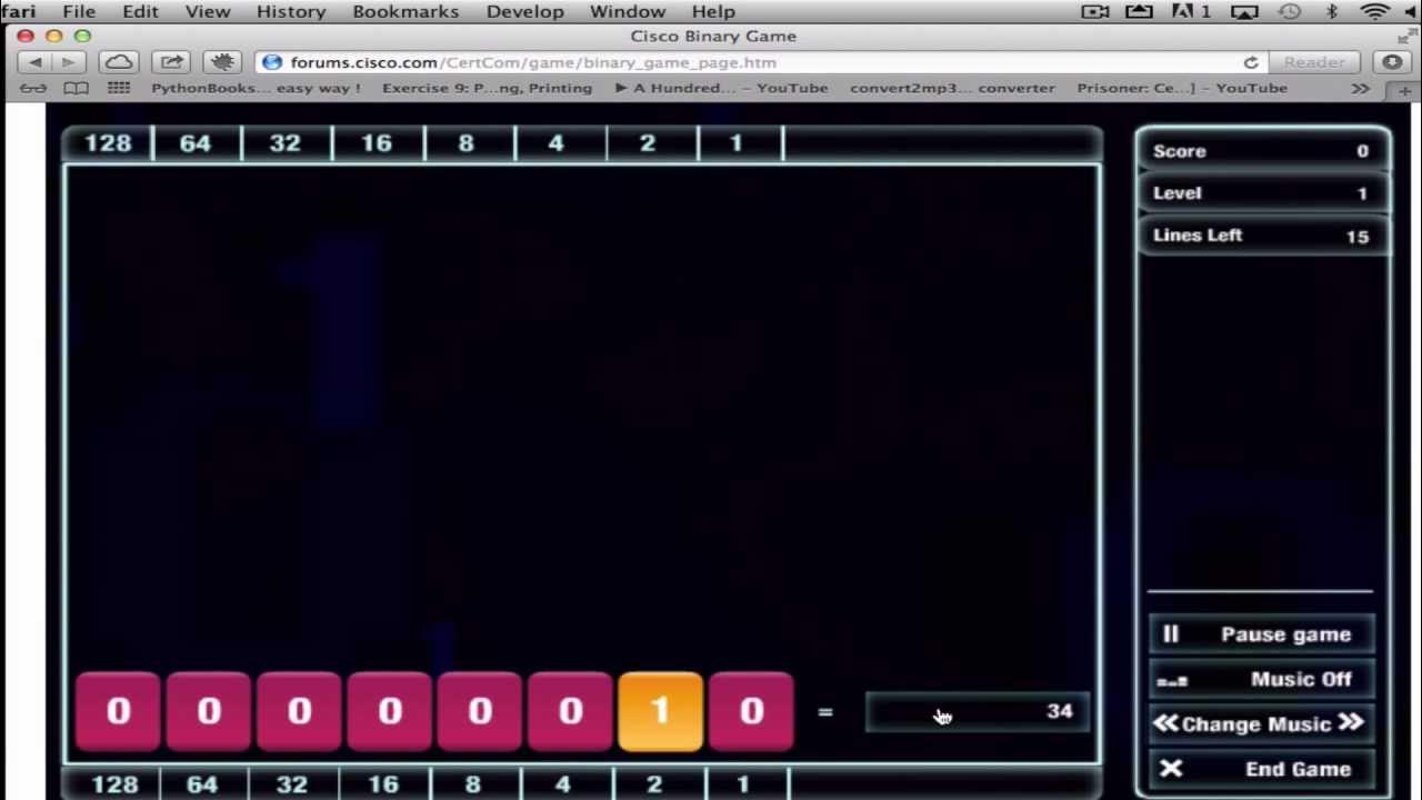 Cisco Binary Game - YouTube