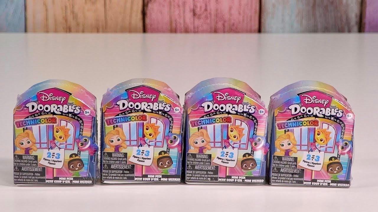 Technicolor Disney Doorables Series 11 Mini Peeks - YouTube